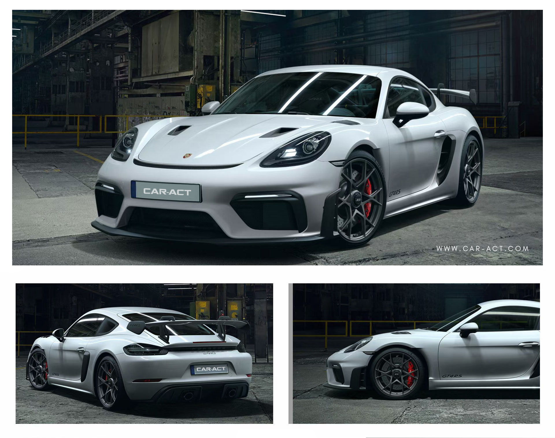 2010-2015 Porsche 981 Boxter Cayman GT4 RS Style Bodykit